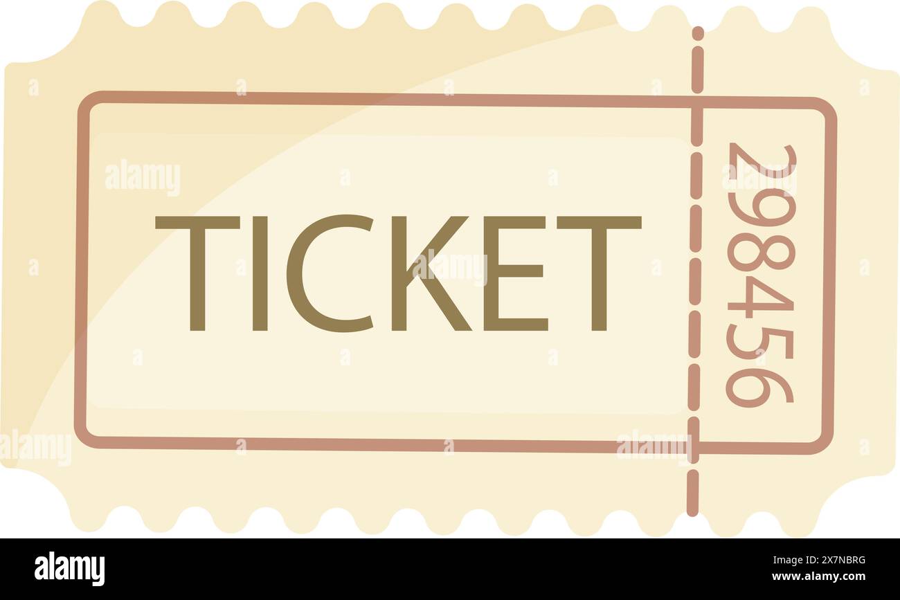 Retro admit one ticket Stock Vector Images - Alamy