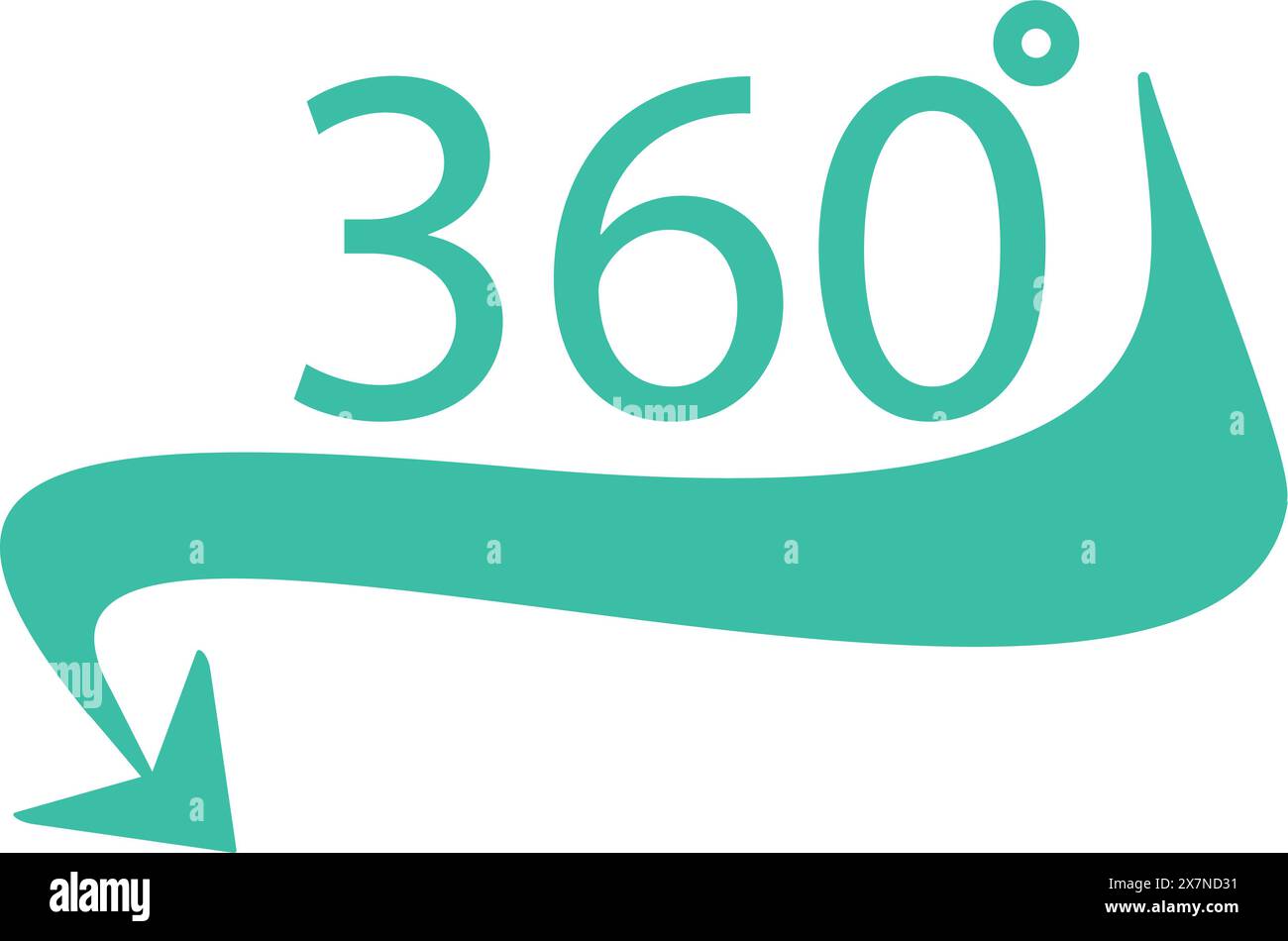 360 degree view arrow concept icon Stock Vector Image & Art - Alamy