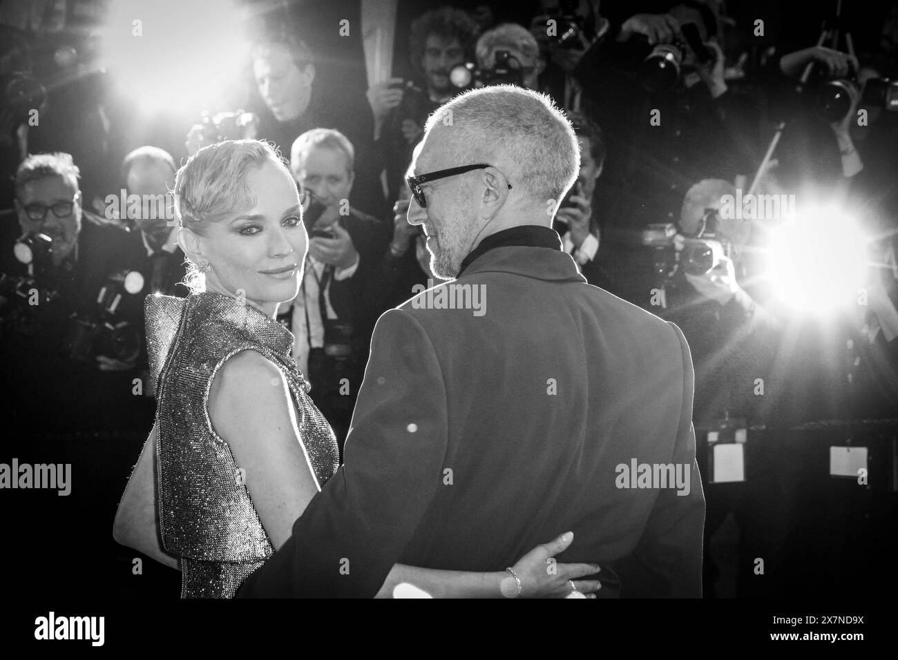 Cannes, France. 20th May, 2024. Vincent Cassel and Diane Kruger attends the ''The Shrouds'' (Les ...