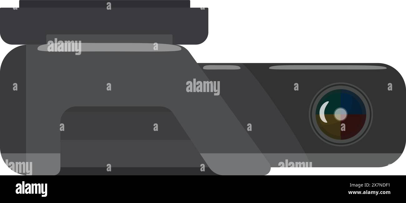 Modern digital camera vector illustration Stock Vector Image & Art - Alamy