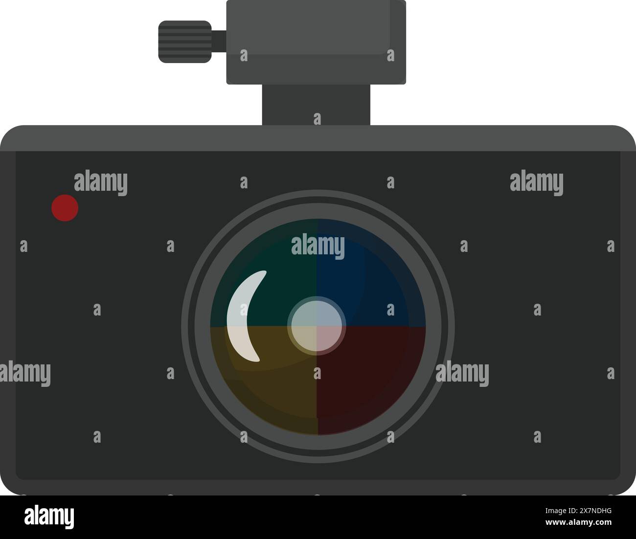 Compact digital camera vector illustration Stock Vector Image & Art - Alamy