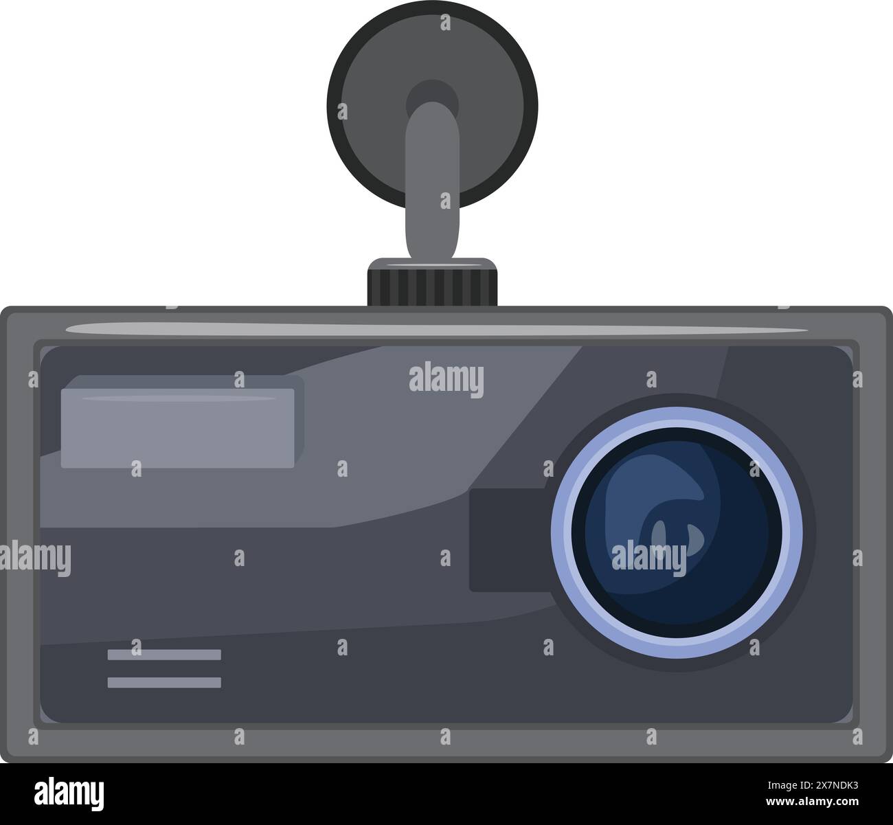 Modern digital dash camera vector illustration Stock Vector Image & Art ...