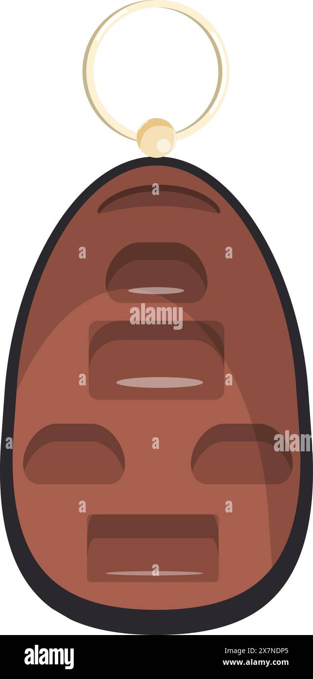 Modern car key fob isolated on white background Stock Vector Image & Art - Alamy