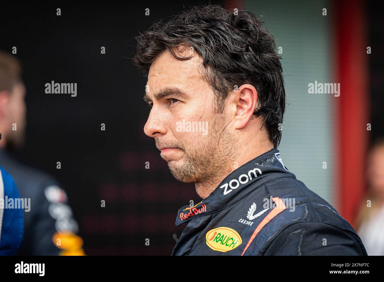 Imola, Italy. 19th May, 2024. Oracle Red Bull Racing's Mexican driver ...