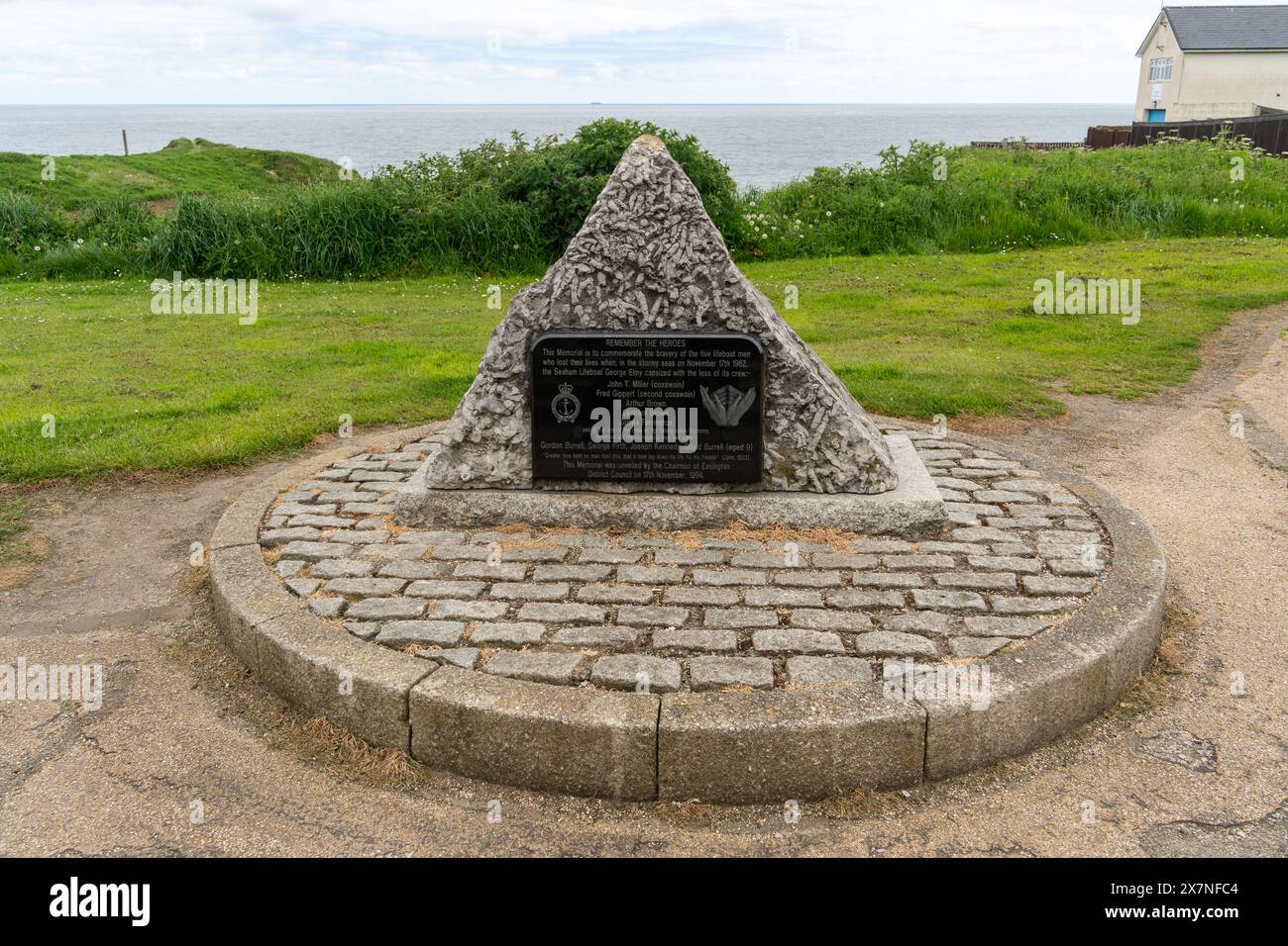 Seaham, County Durham, UK. Memorial to those lost in the 1962 Seaham ...