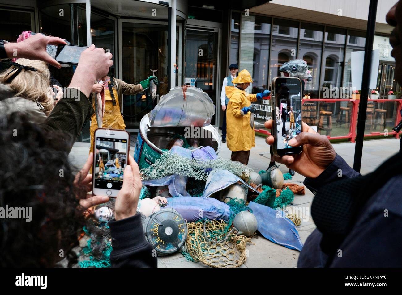 London, England, UK. 21st May, 2024. Ocean Rebellion, an environmental ...
