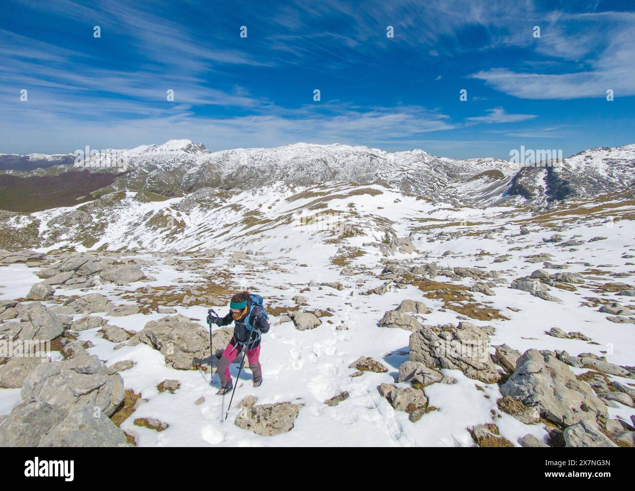 Monte La Meta (Italy) - In Monti della Meta Mainarde mountain range ...
