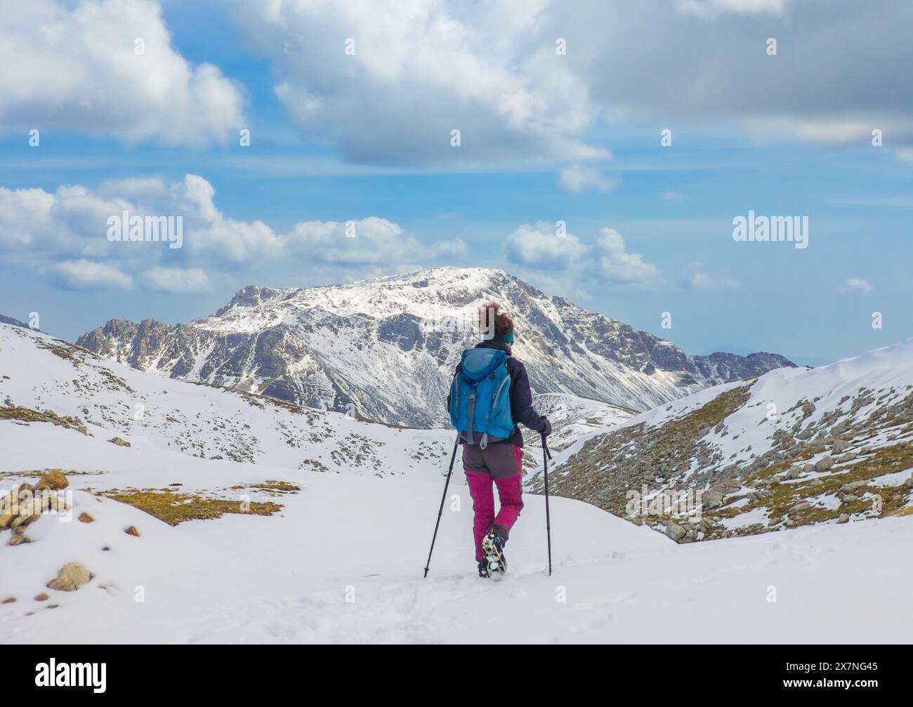 Monte La Meta (Italy) - In Monti della Meta Mainarde mountain range ...