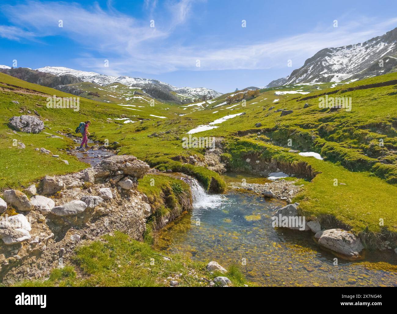 Monte La Meta (Italy) - In Monti della Meta Mainarde mountain range ...