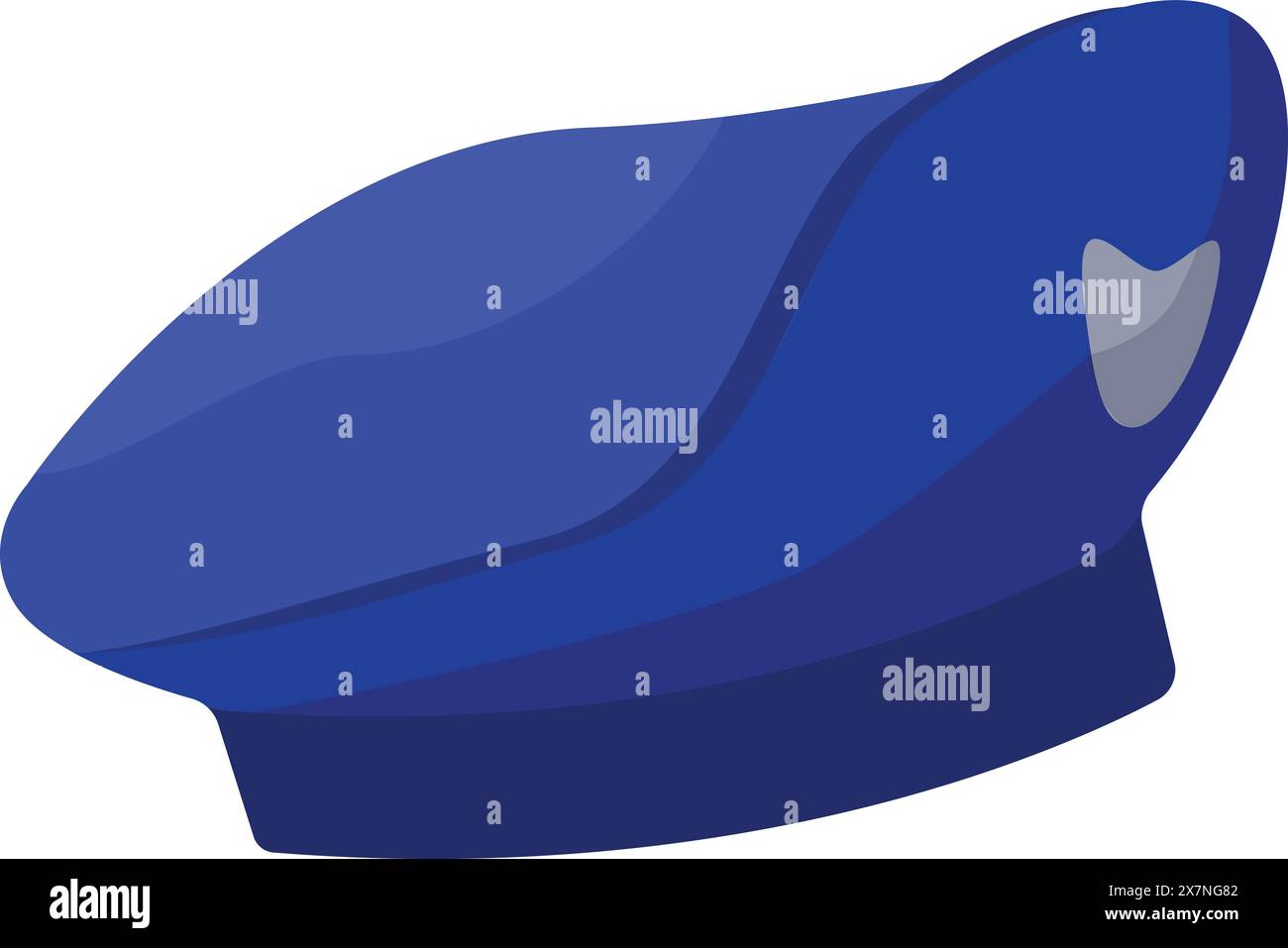 Blue police hat cartoon illustration Stock Vector Image & Art - Alamy