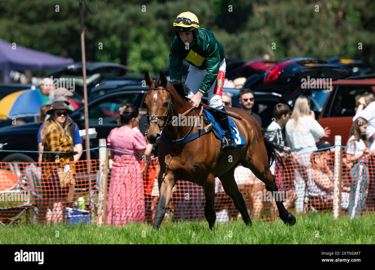 Imagery from the 2024 Knutsford Races, Tabley Hall, Cheshire, Sunday ...
