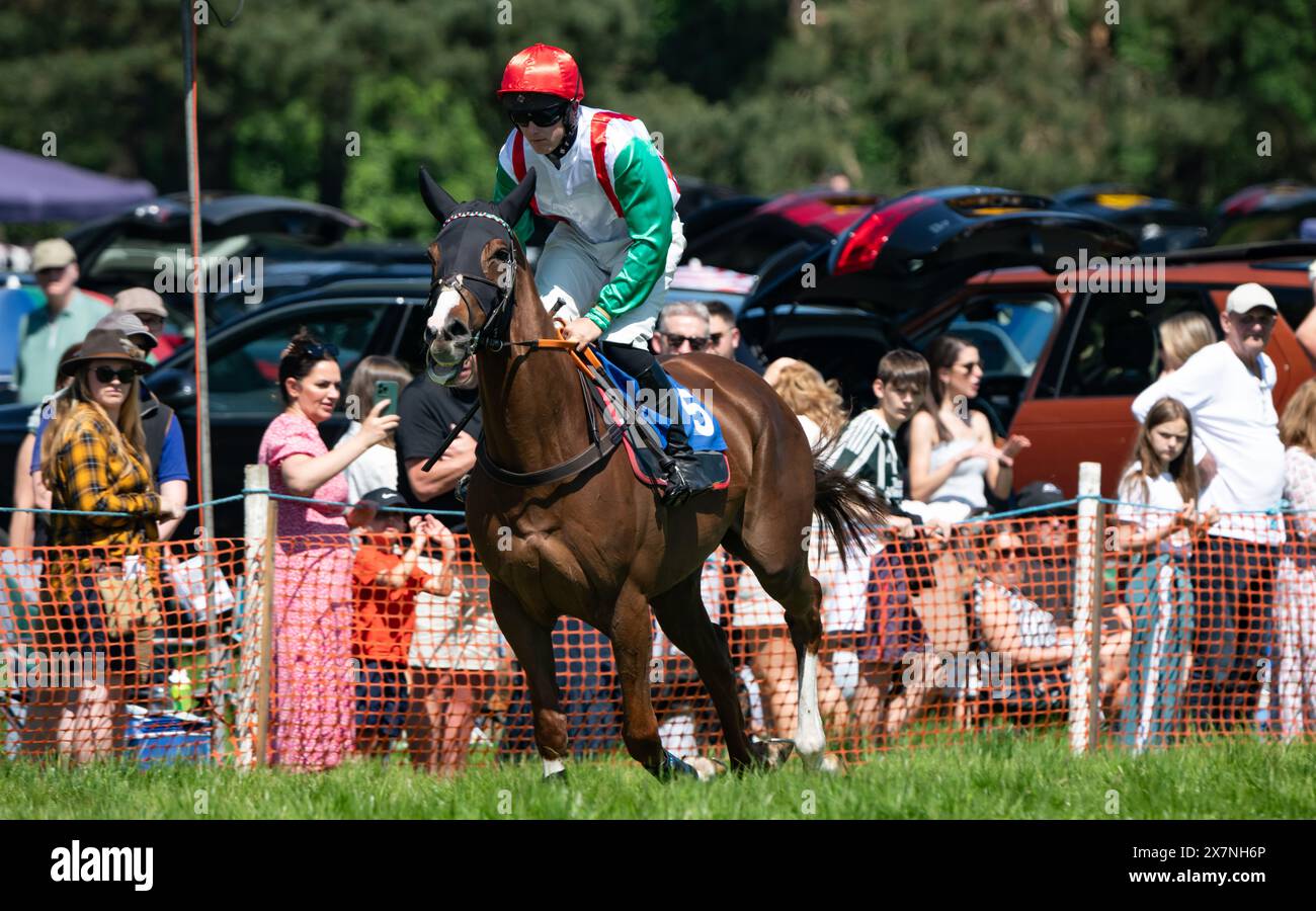 Imagery from the 2024 Knutsford Races, Tabley Hall, Cheshire, Sunday ...