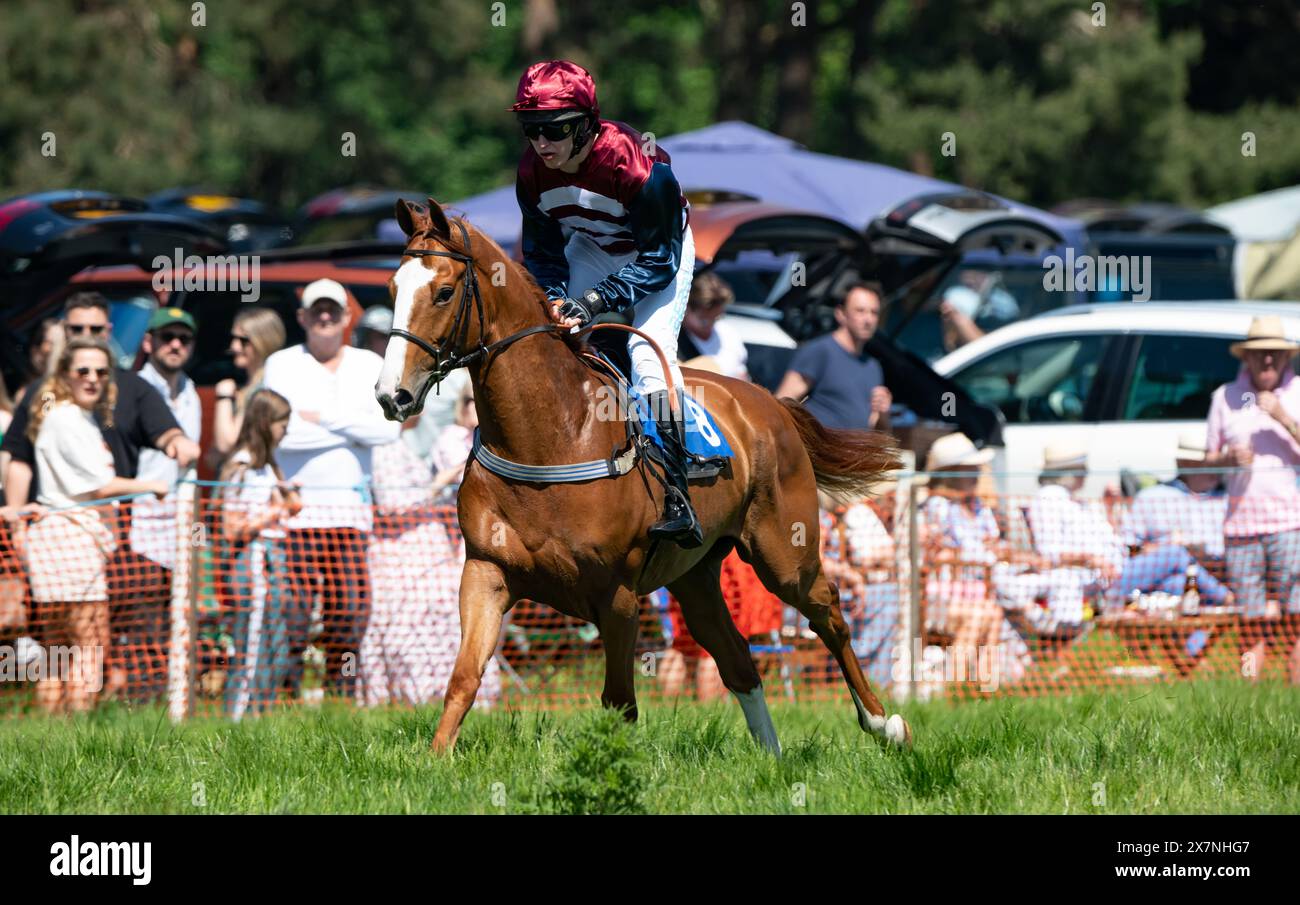 Imagery from the 2024 Knutsford Races, Tabley Hall, Cheshire, Sunday ...