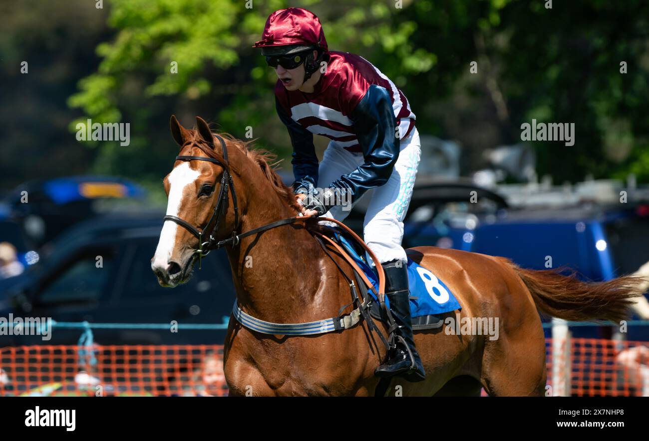 Imagery from the 2024 Knutsford Races, Tabley Hall, Cheshire, Sunday ...