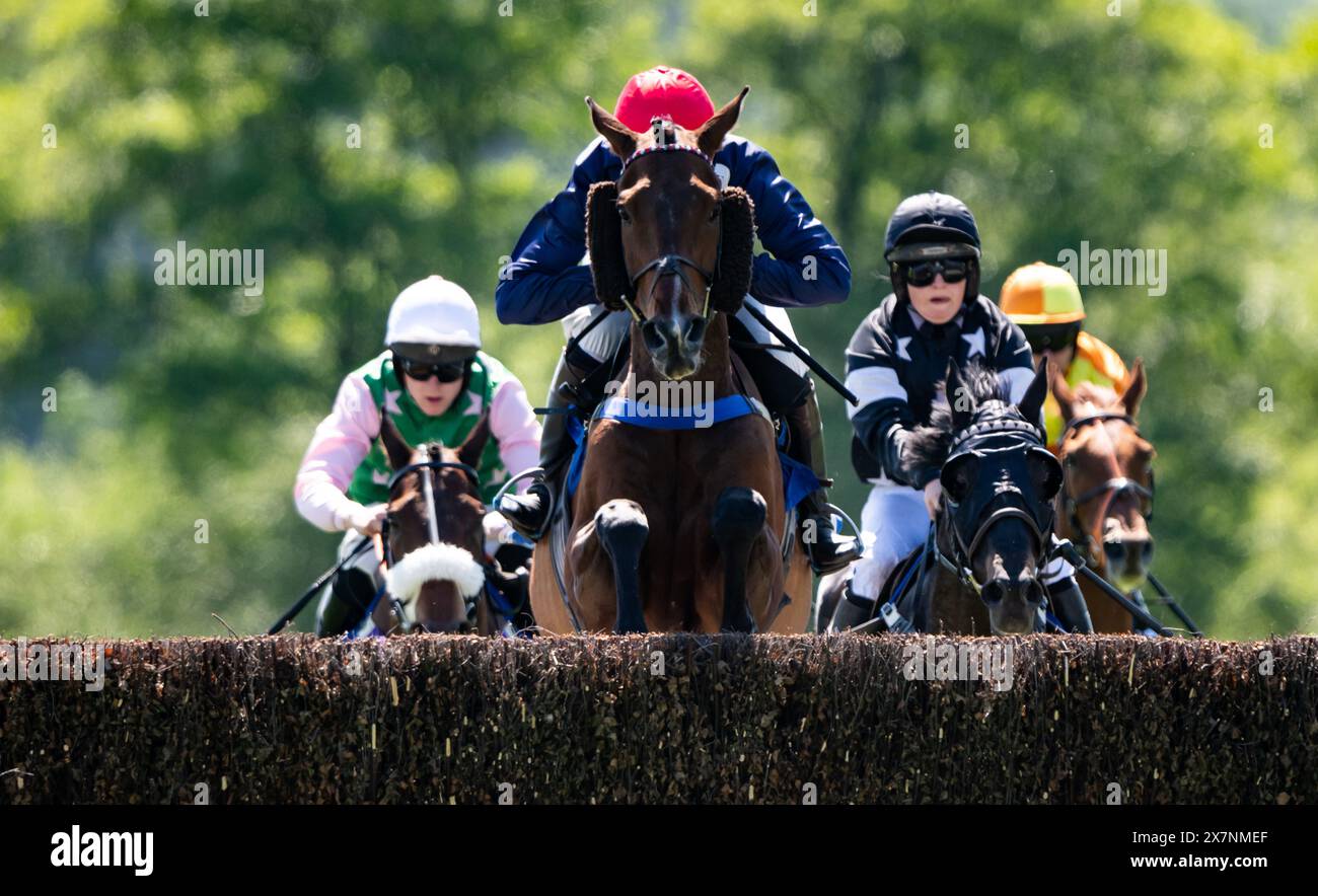 Imagery from the 2024 Knutsford Races, Tabley Hall, Cheshire, Sunday ...