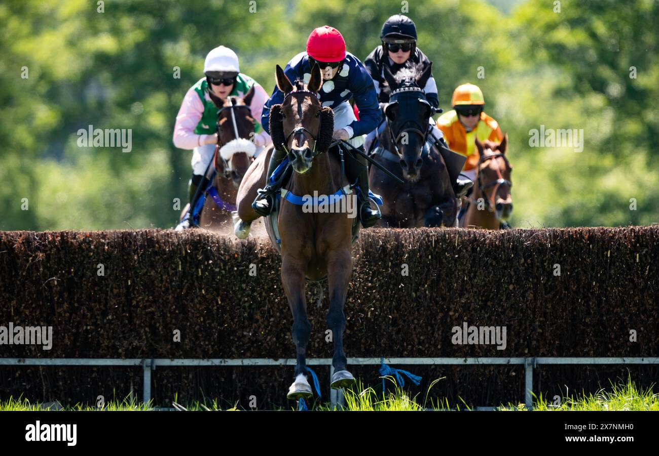Imagery from the 2024 Knutsford Races, Tabley Hall, Cheshire, Sunday ...
