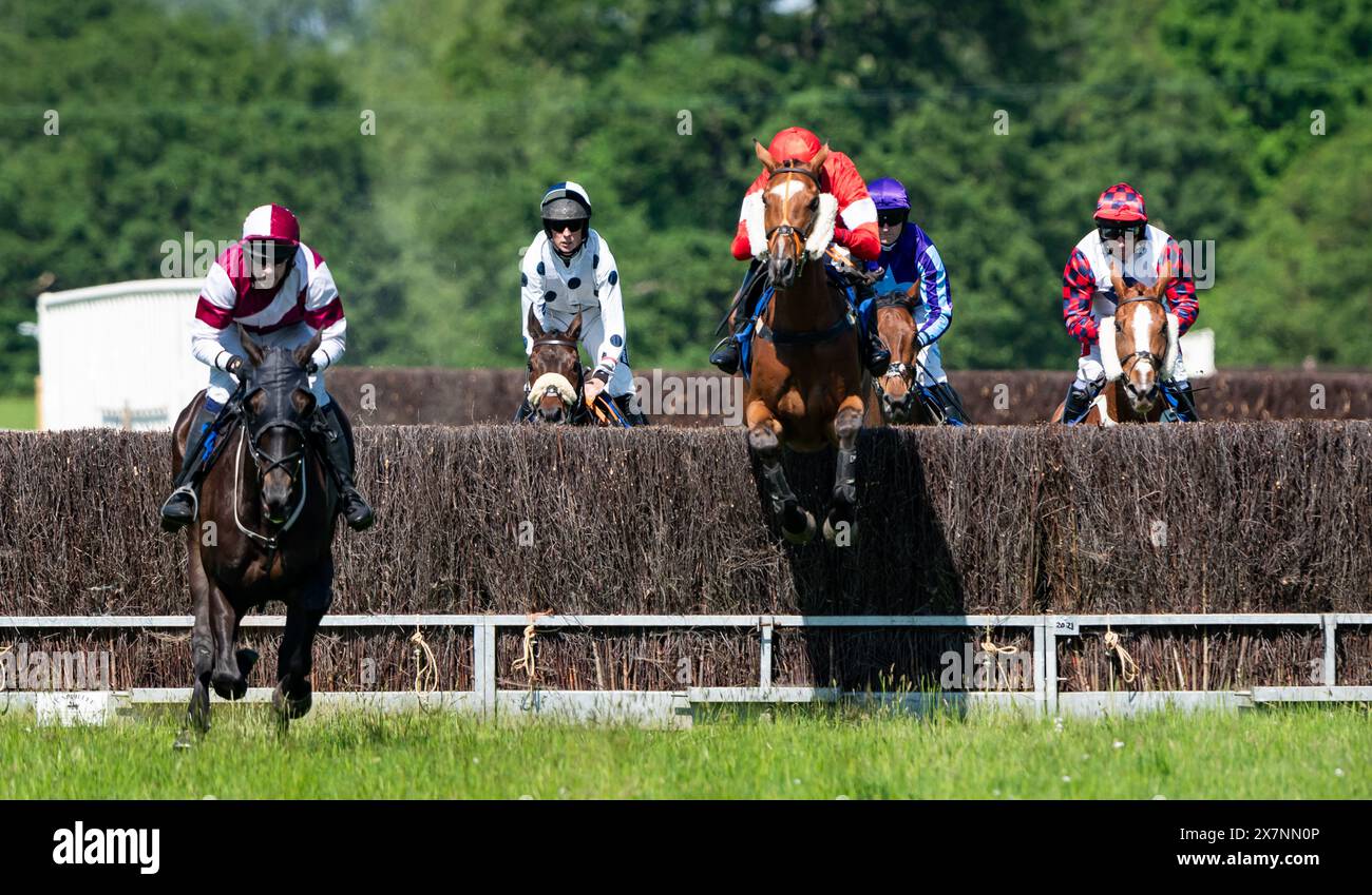 Imagery from the 2024 Knutsford Races, Tabley Hall, Cheshire, Sunday ...