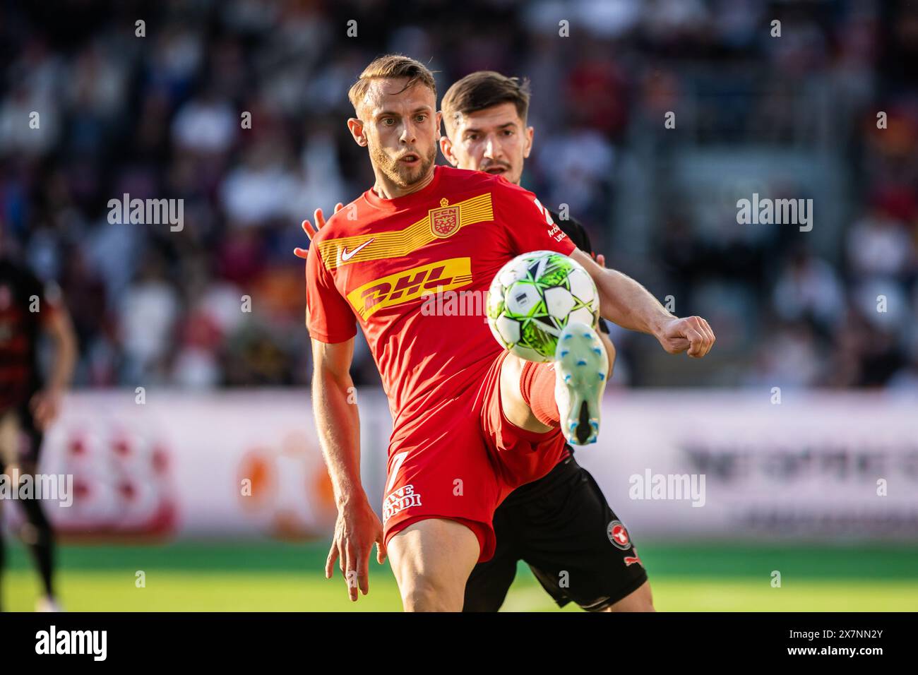 Farum, Denmark. 20th May, 2024. Marcus Ingvartsen (7) of FC ...