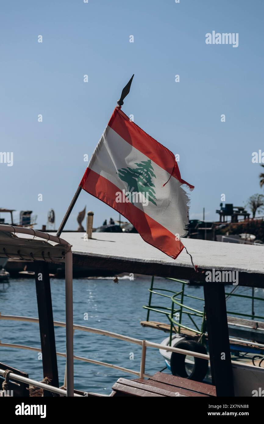 Lebanese national flag cedar hi-res stock photography and images - Alamy
