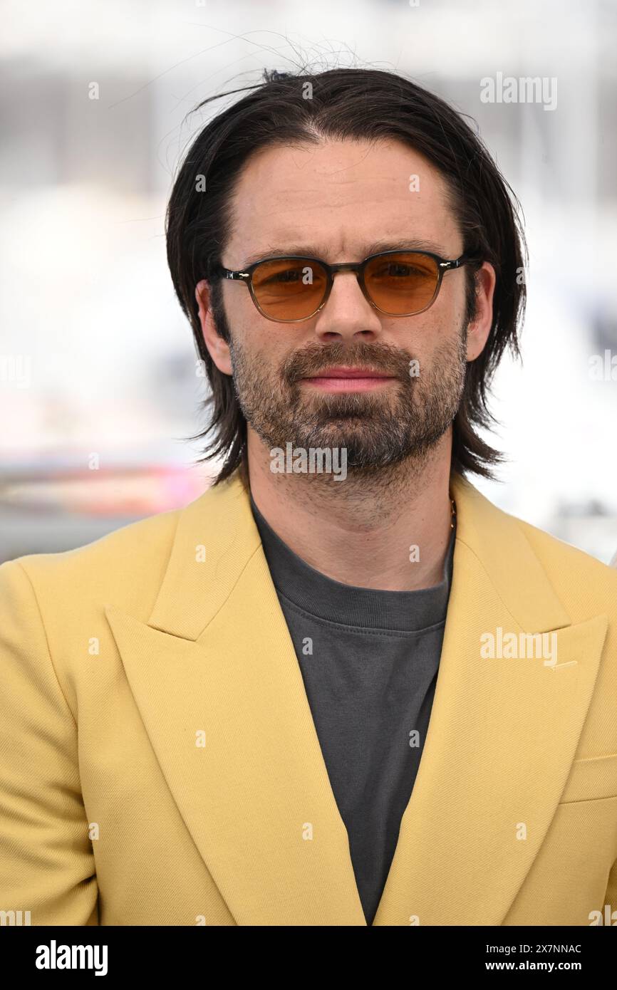 Sebastian Stan attends "The Apprentice" photocall during the 77th ...