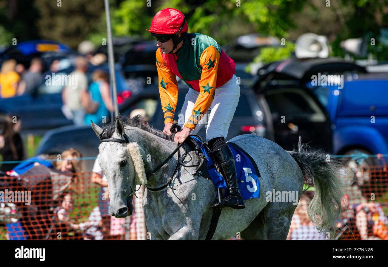 Imagery from the 2024 Knutsford Races, Tabley Hall, Cheshire, Sunday ...