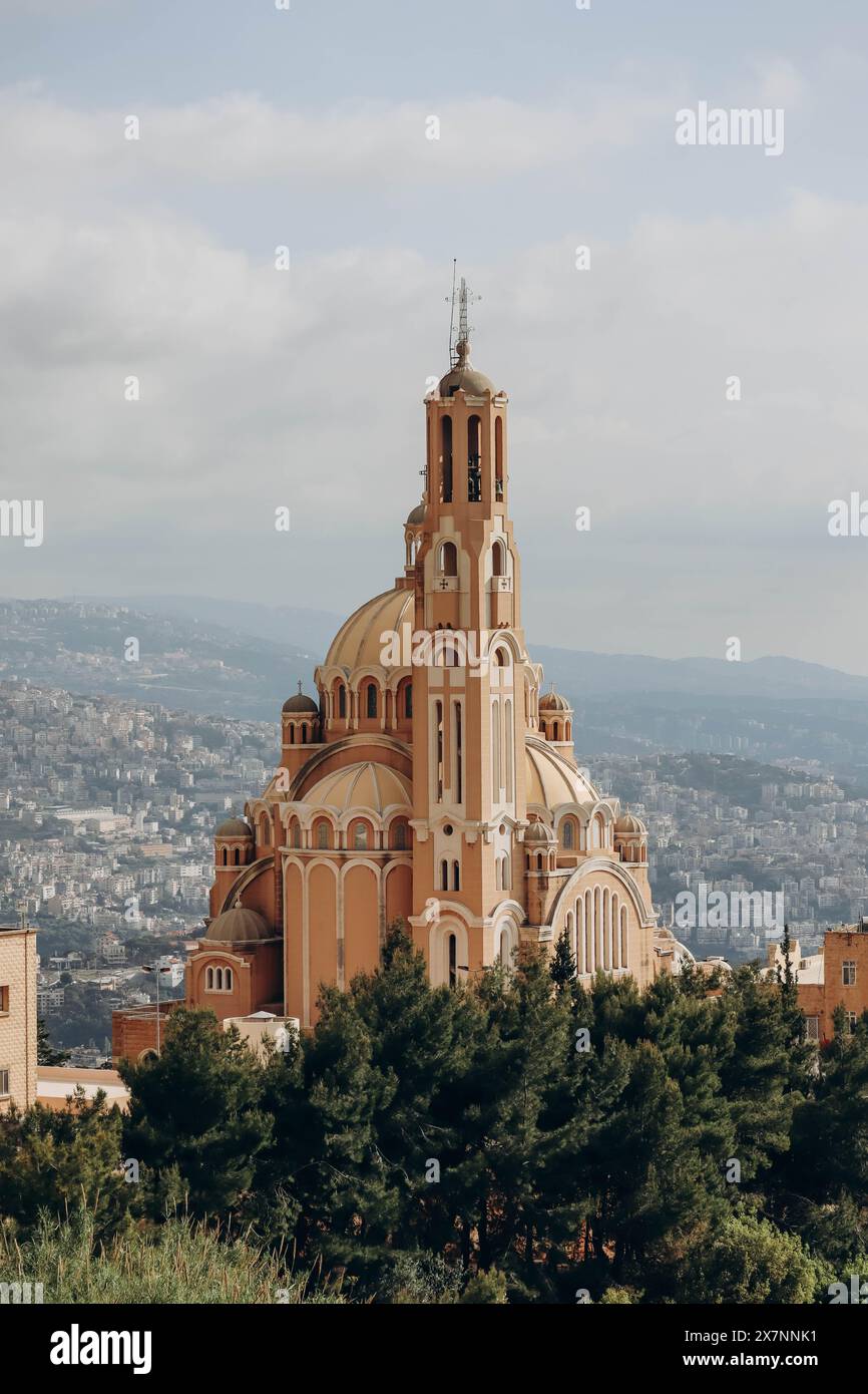 Saint Paul Convent, Melkite Greek Catholic basilica near Harissa ...