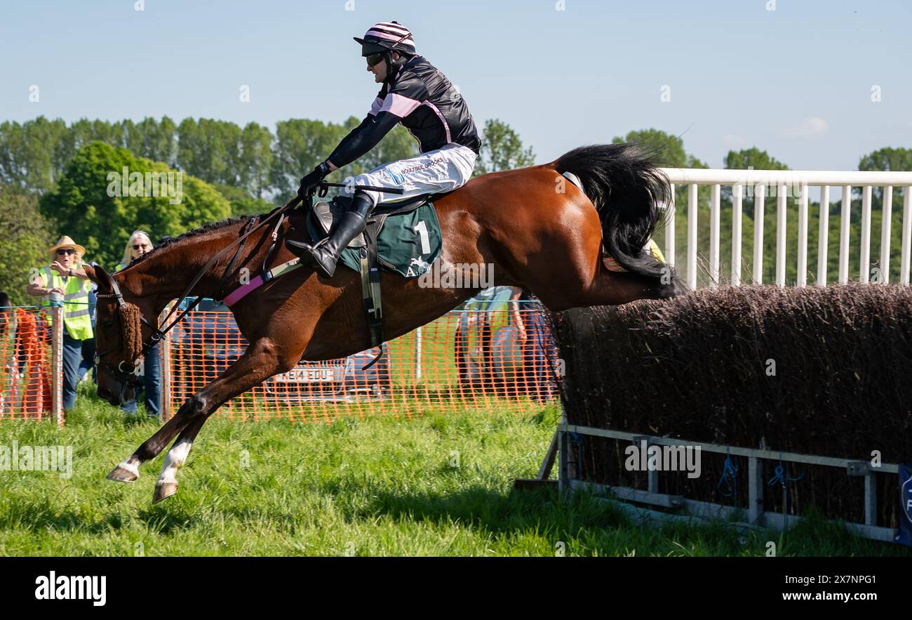 Imagery from the 2024 Knutsford Races, Tabley Hall, Cheshire, Sunday ...