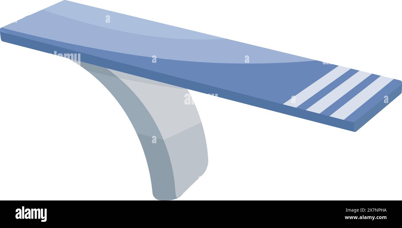 Vector illustration of a gymnastics balance beam Stock Vector Image ...