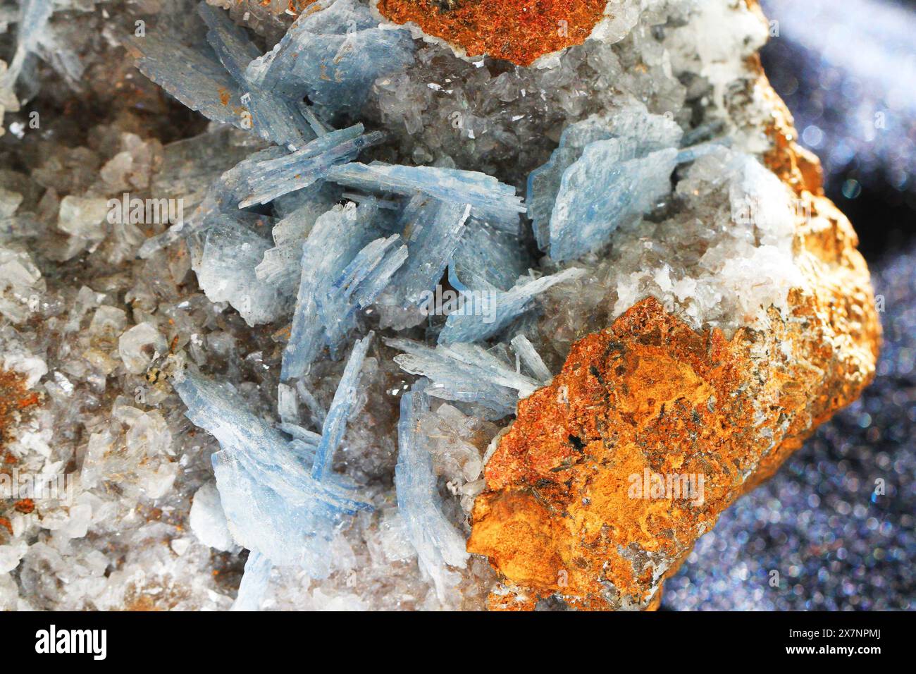 baryte mineral texture as nice natural background Stock Photo - Alamy