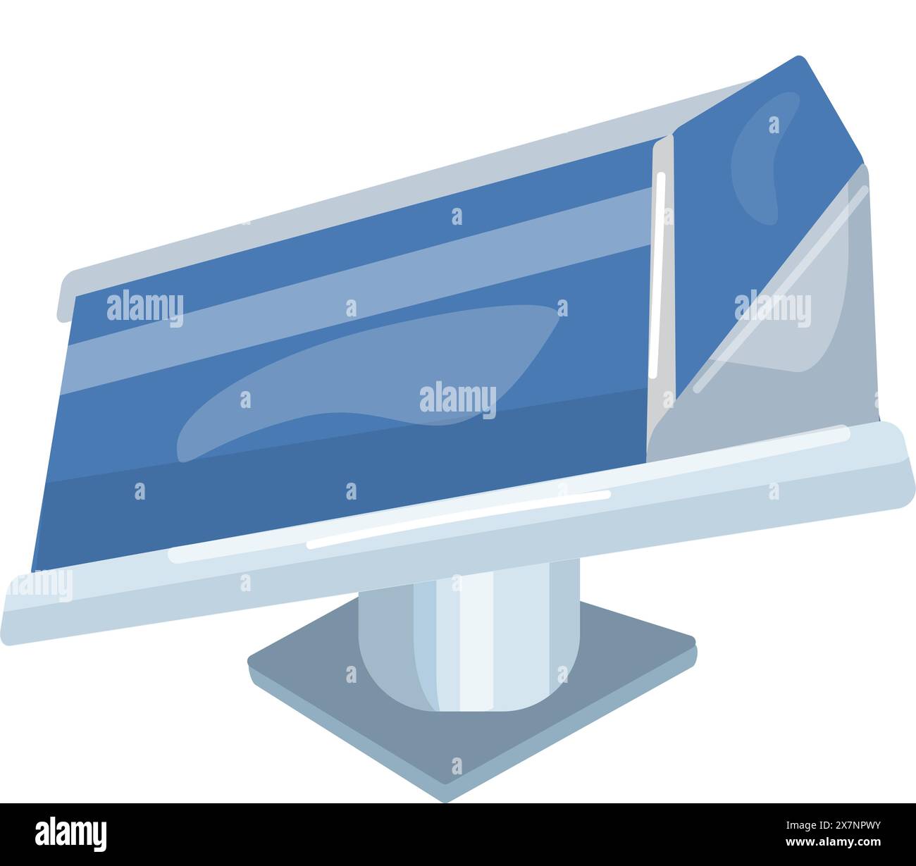 Modern computer monitor vector illustration Stock Vector Image & Art ...