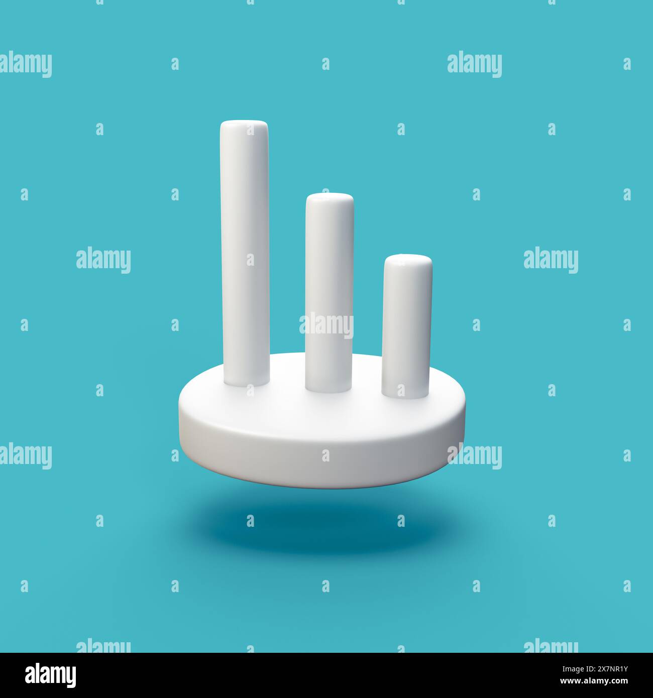 Stock arrows - stylized 3d CGI icon object, Not gen Ai Stock Photo - Alamy