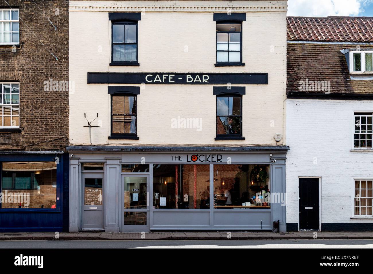 An exterior view of The Locker cafe and bar on King St, Cambridge ...
