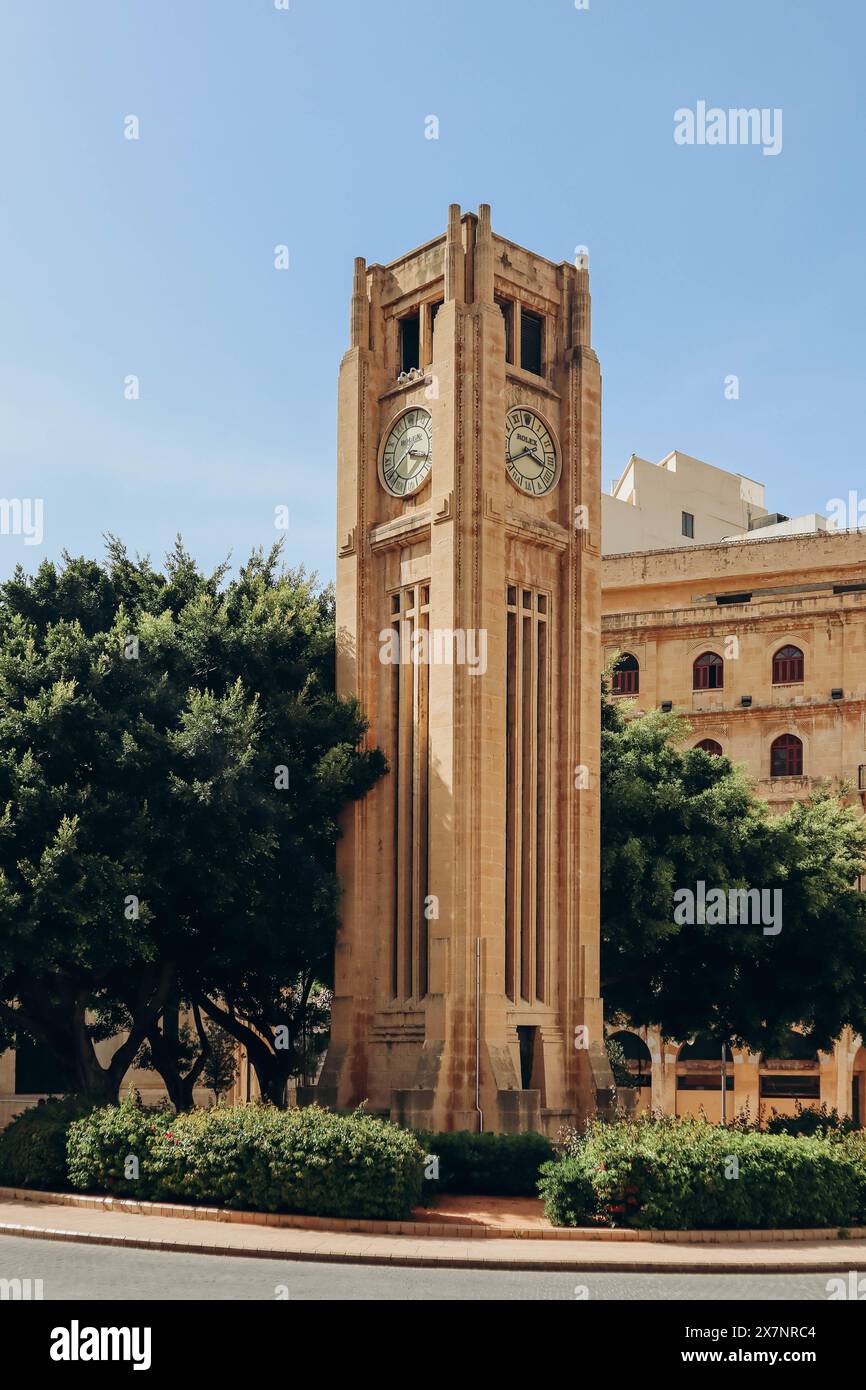 Beirut, Lebanon — 24.04.2023: Al-Abed Clock Tower (Rolex Clock Tower ...
