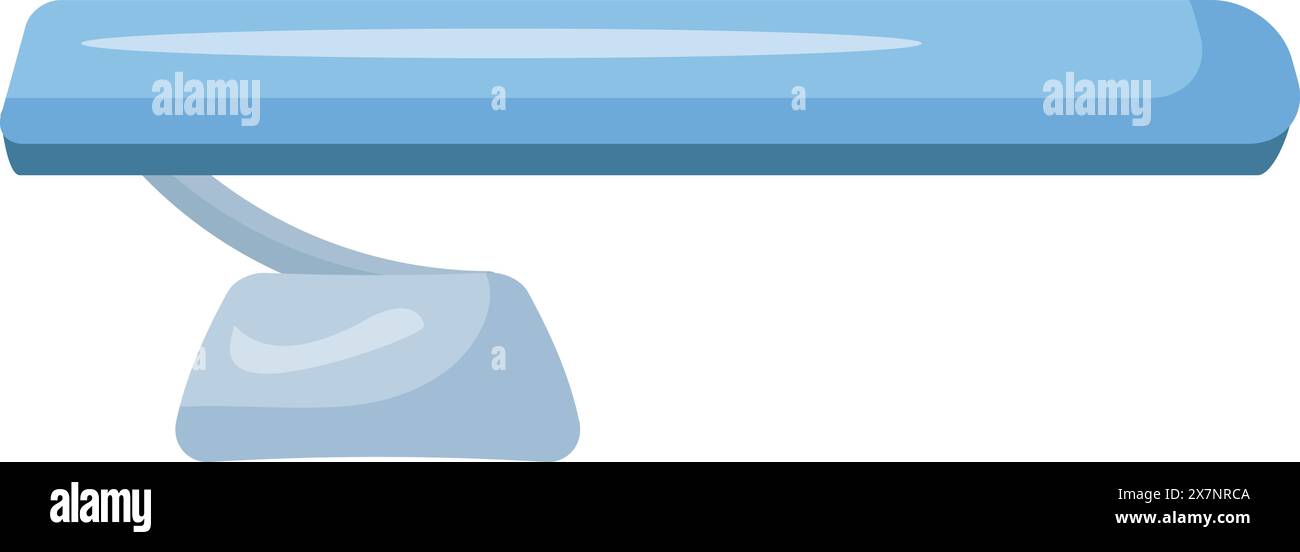 Cartoon style modern led desk lamp illustration Stock Vector Image ...