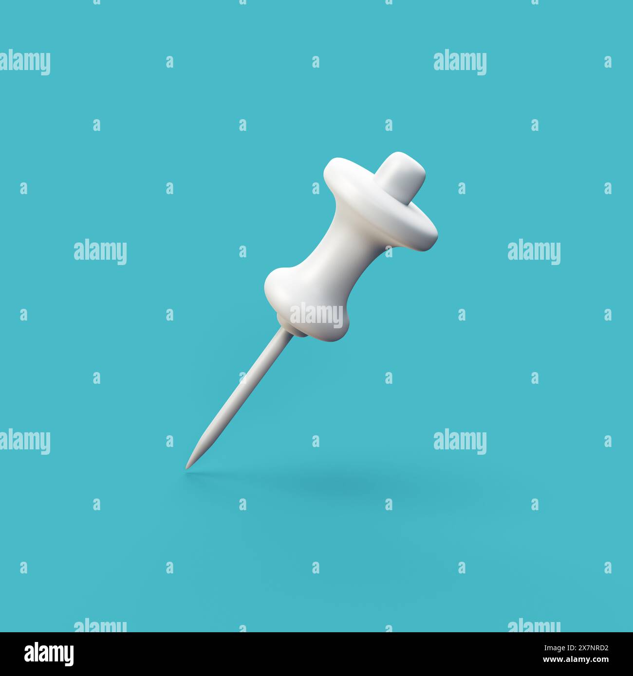 Pin - stylized 3d CGI icon object, Not gen Ai Stock Photo - Alamy