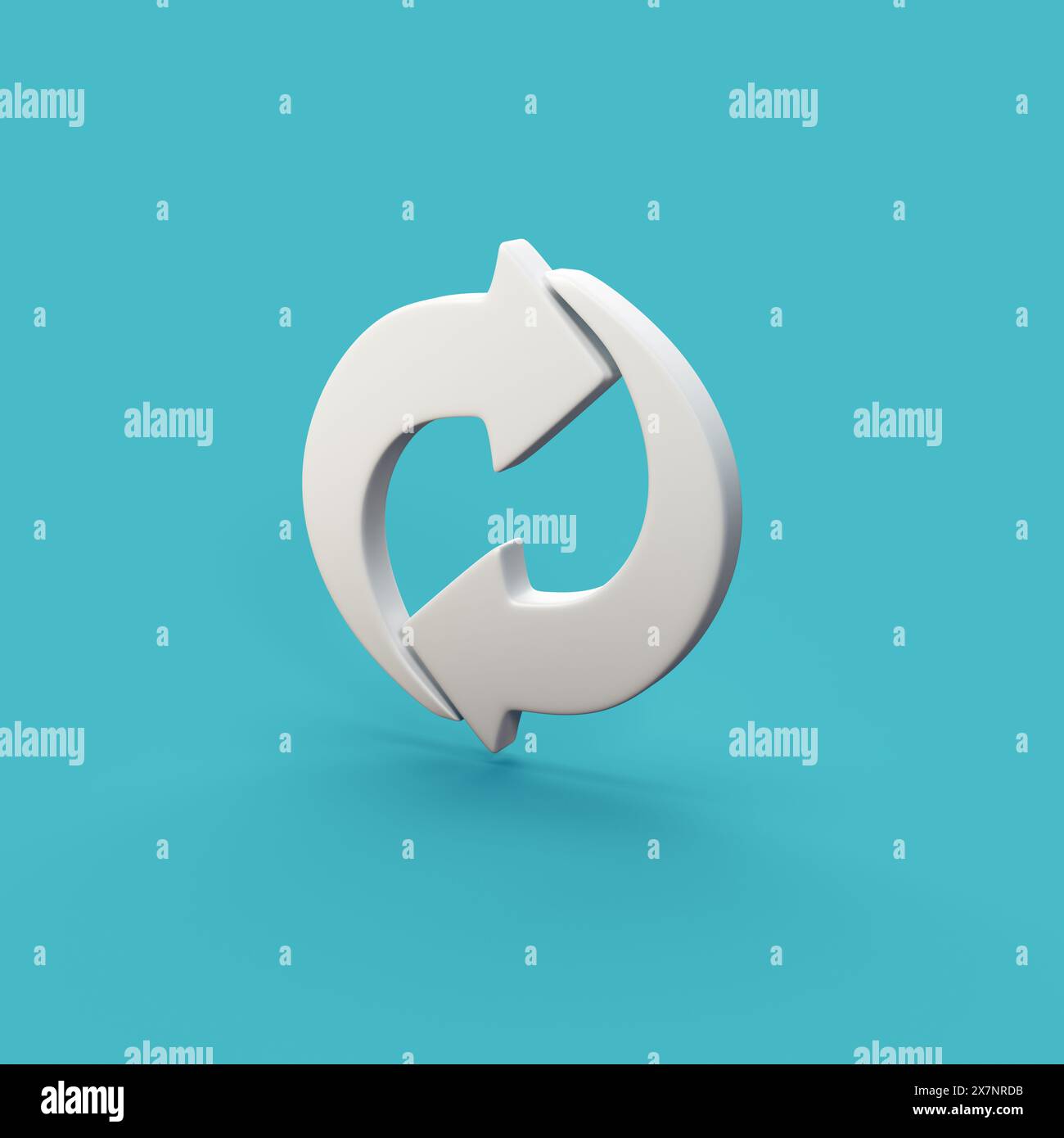 Recycle symbol - stylized 3d CGI icon object, Not gen Ai Stock Photo ...