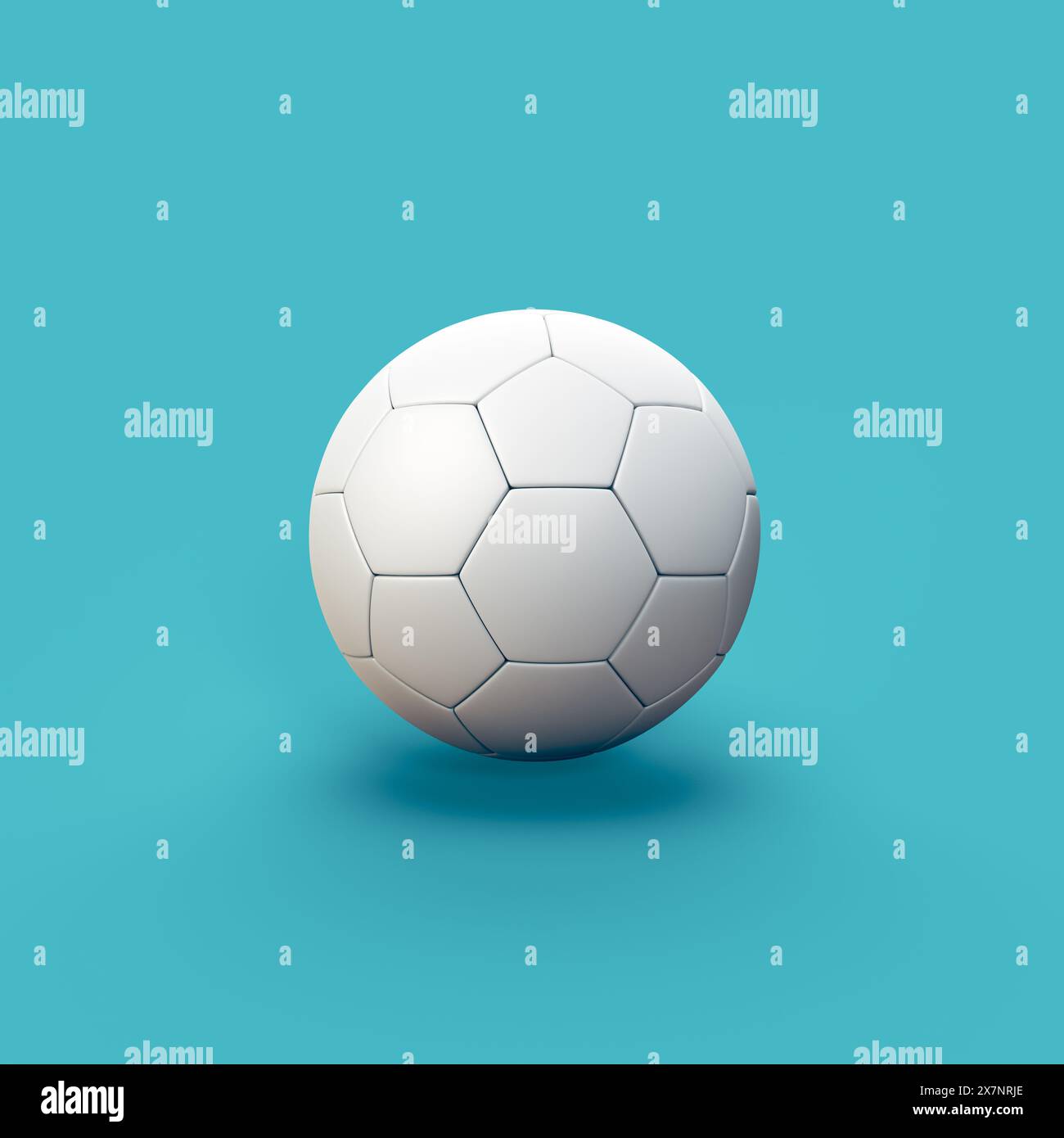 Football soccer ball - stylized 3d CGI icon object, Not gen Ai Stock ...