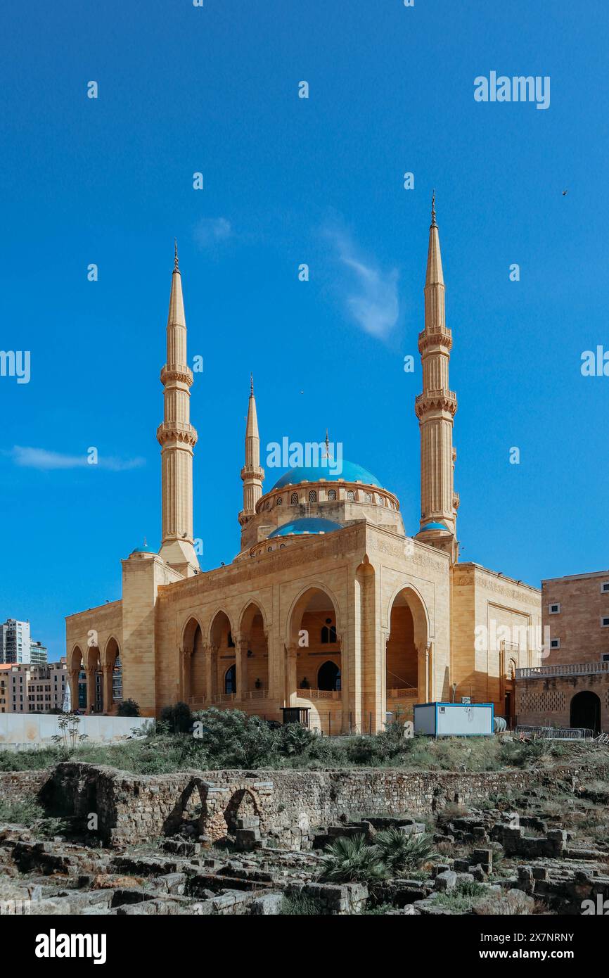 The Mohammad Al-Amin Mosque, a Sunni Muslim mosque located in downtown ...
