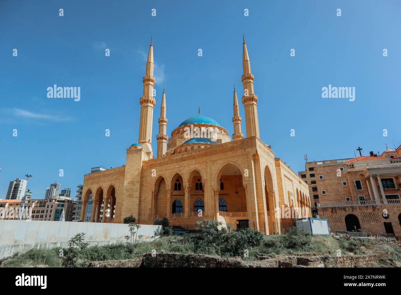 The Mohammad Al-Amin Mosque, a Sunni Muslim mosque located in downtown ...