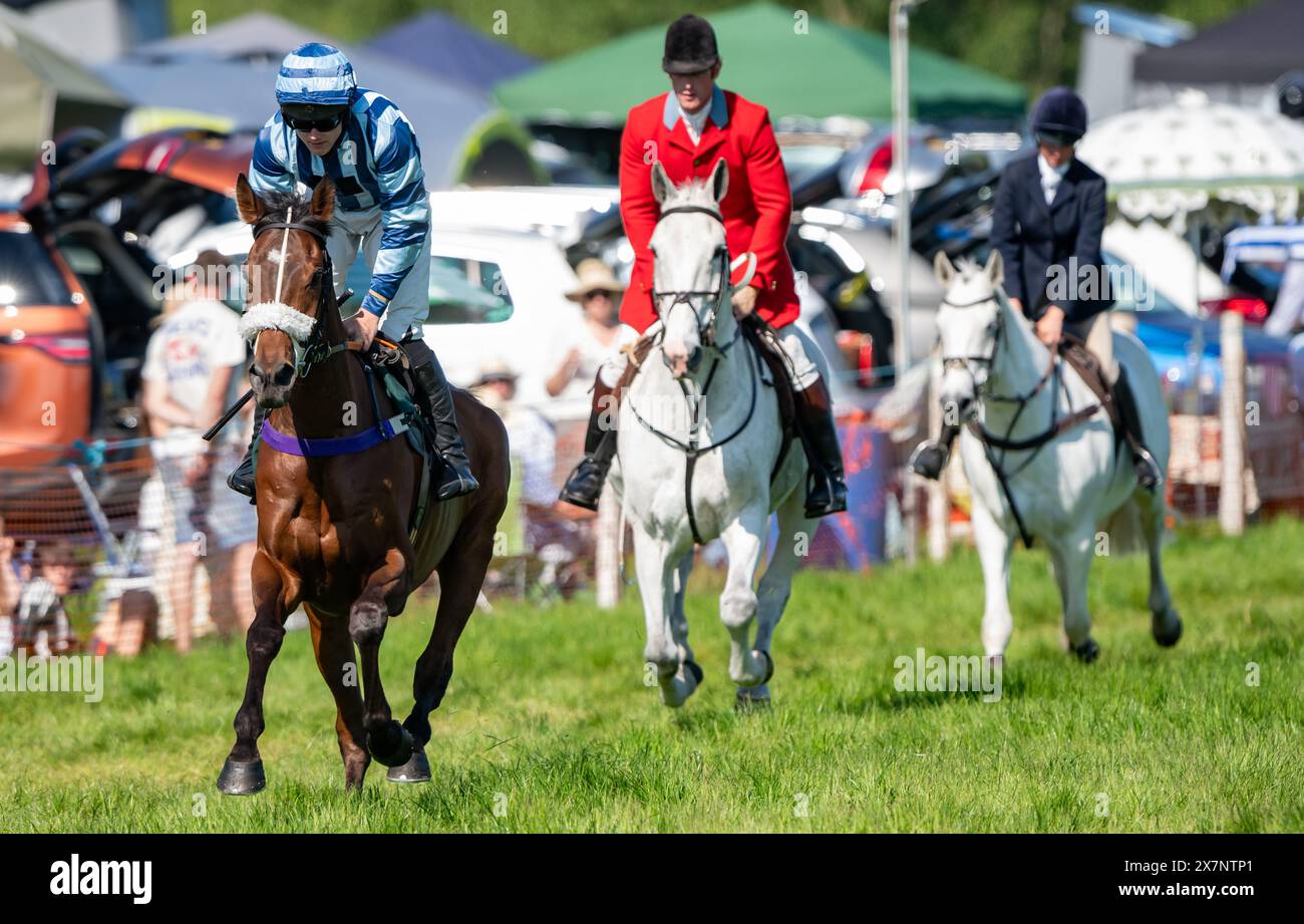 Imagery from the 2024 Knutsford Races, Tabley Hall, Cheshire, Sunday ...