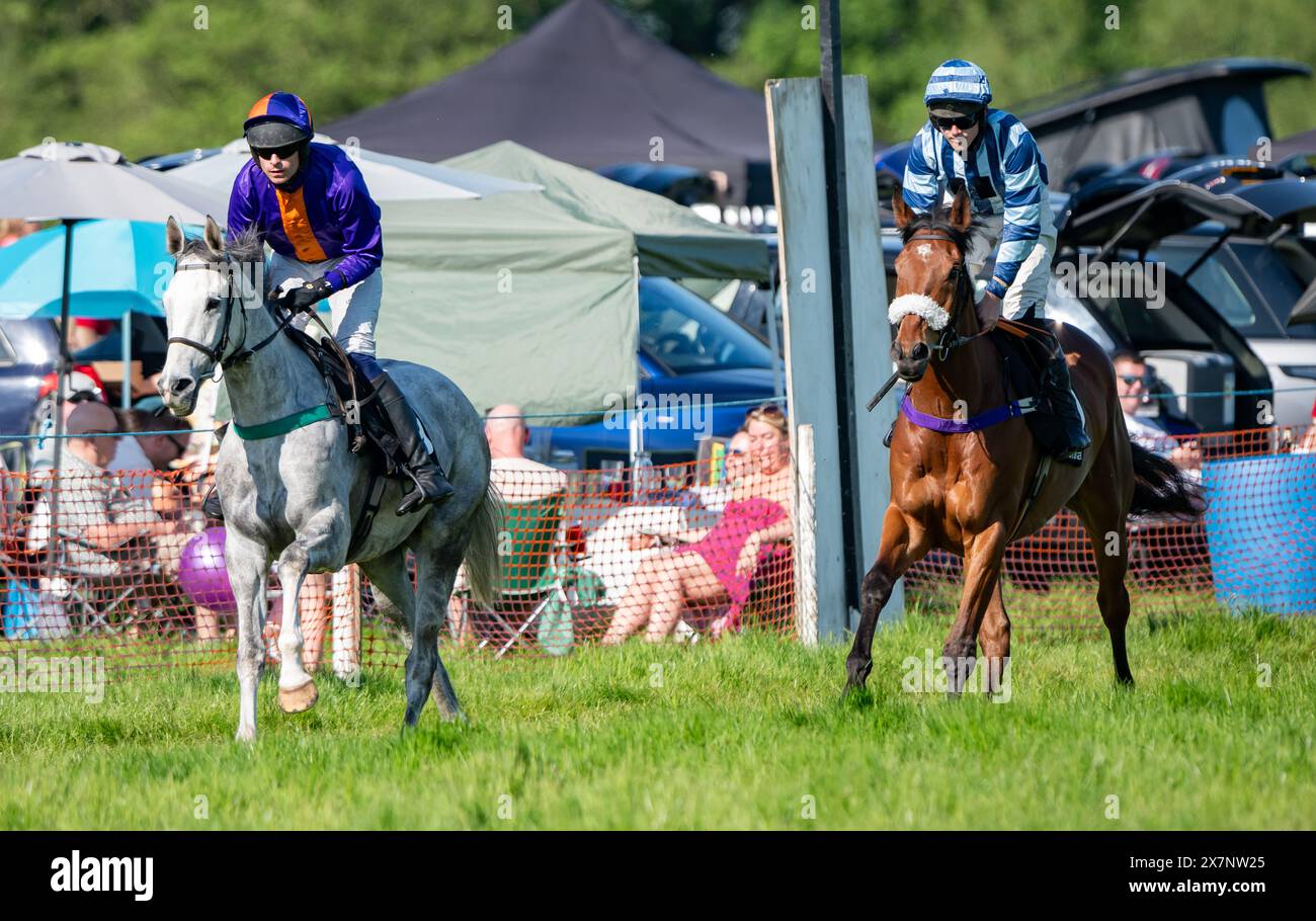 Imagery from the 2024 Knutsford Races, Tabley Hall, Cheshire, Sunday ...