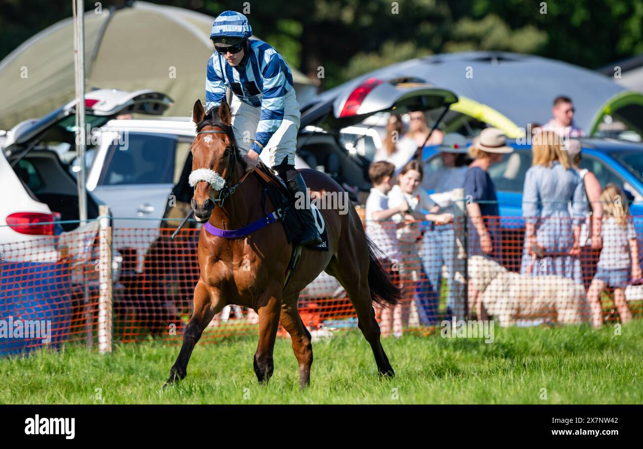 Imagery from the 2024 Knutsford Races, Tabley Hall, Cheshire, Sunday ...