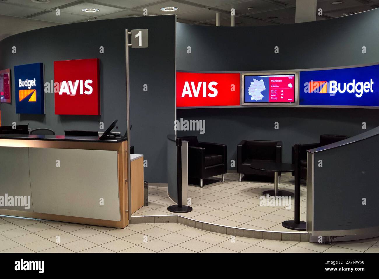 Car rental counter hi-res stock photography and images - Alamy