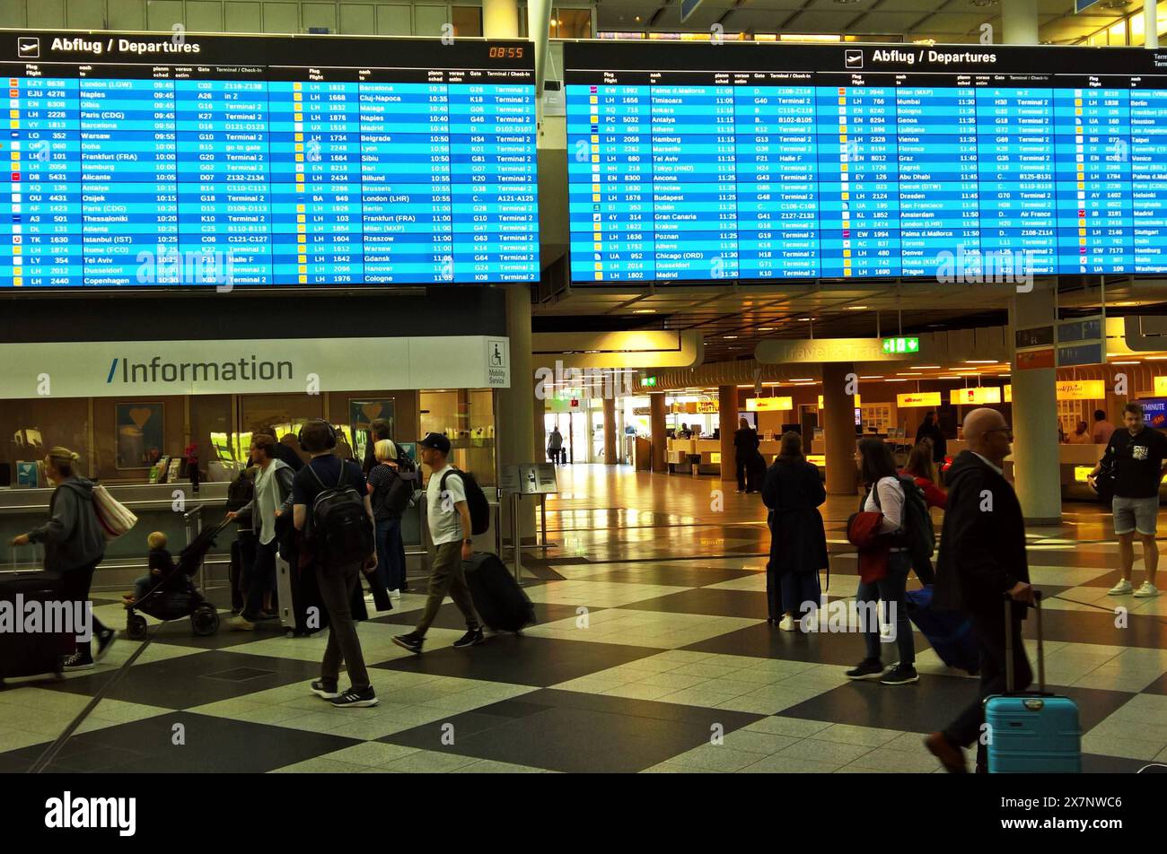 Flughafen München, Franz Josef Strauss, IATA-Code MUC. Foto ...
