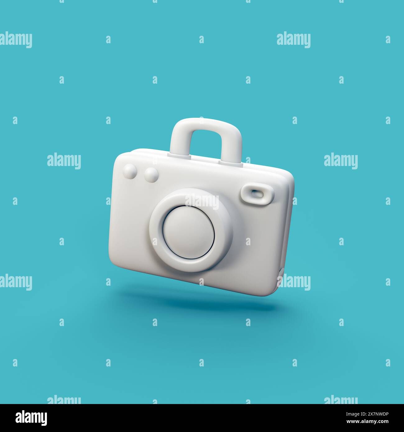 Camera - stylized 3d CGI icon object -, Not gen Ai Stock Photo - Alamy
