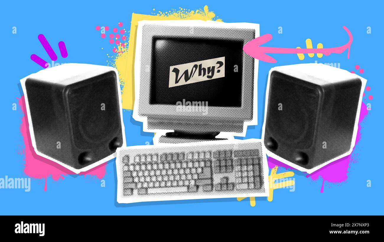 Computer ad 80s hi-res stock photography and images - Alamy