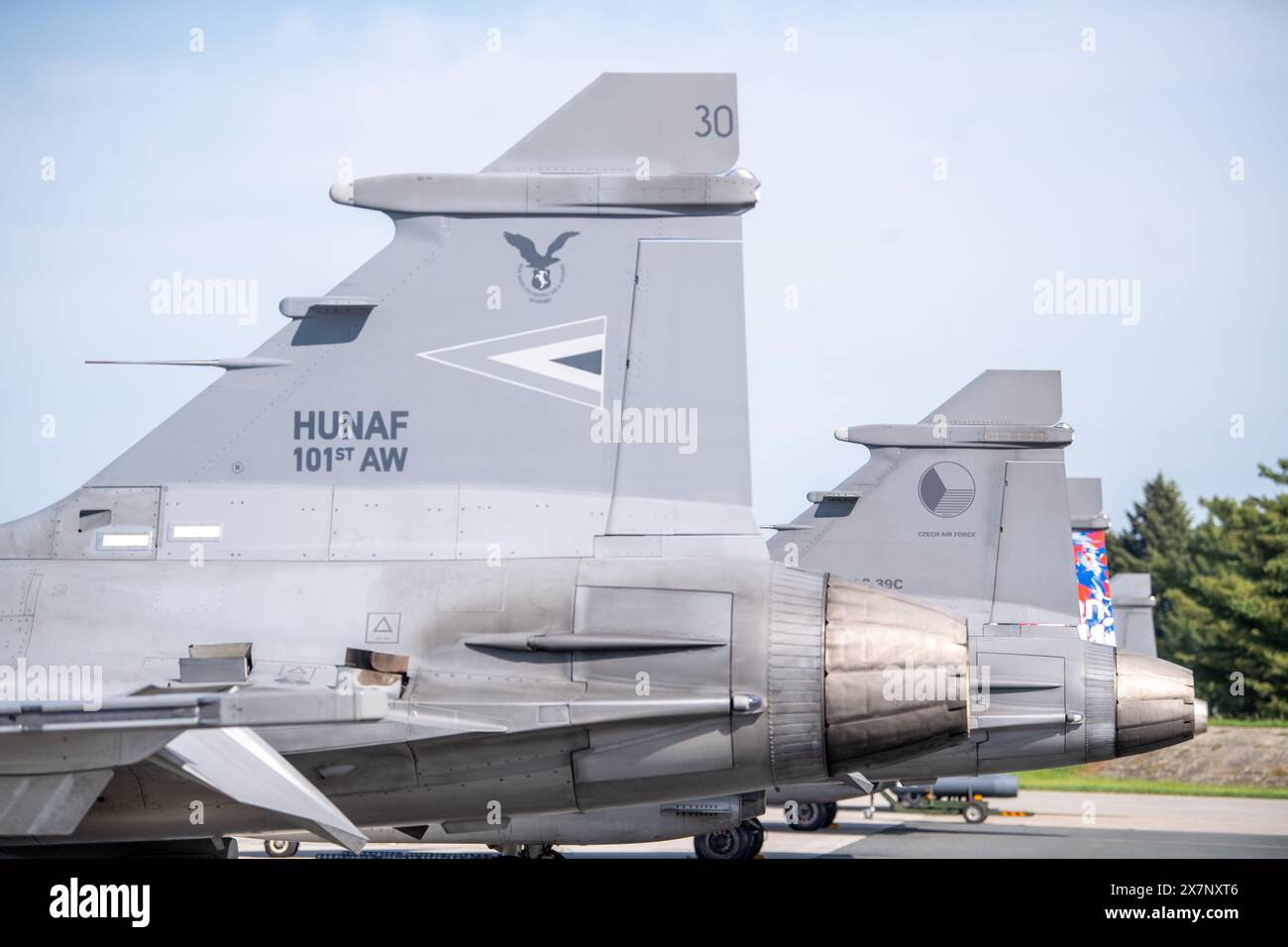The Media Day on Lion Effort 2024 military exercise Saab JAS-39 Gripen ...