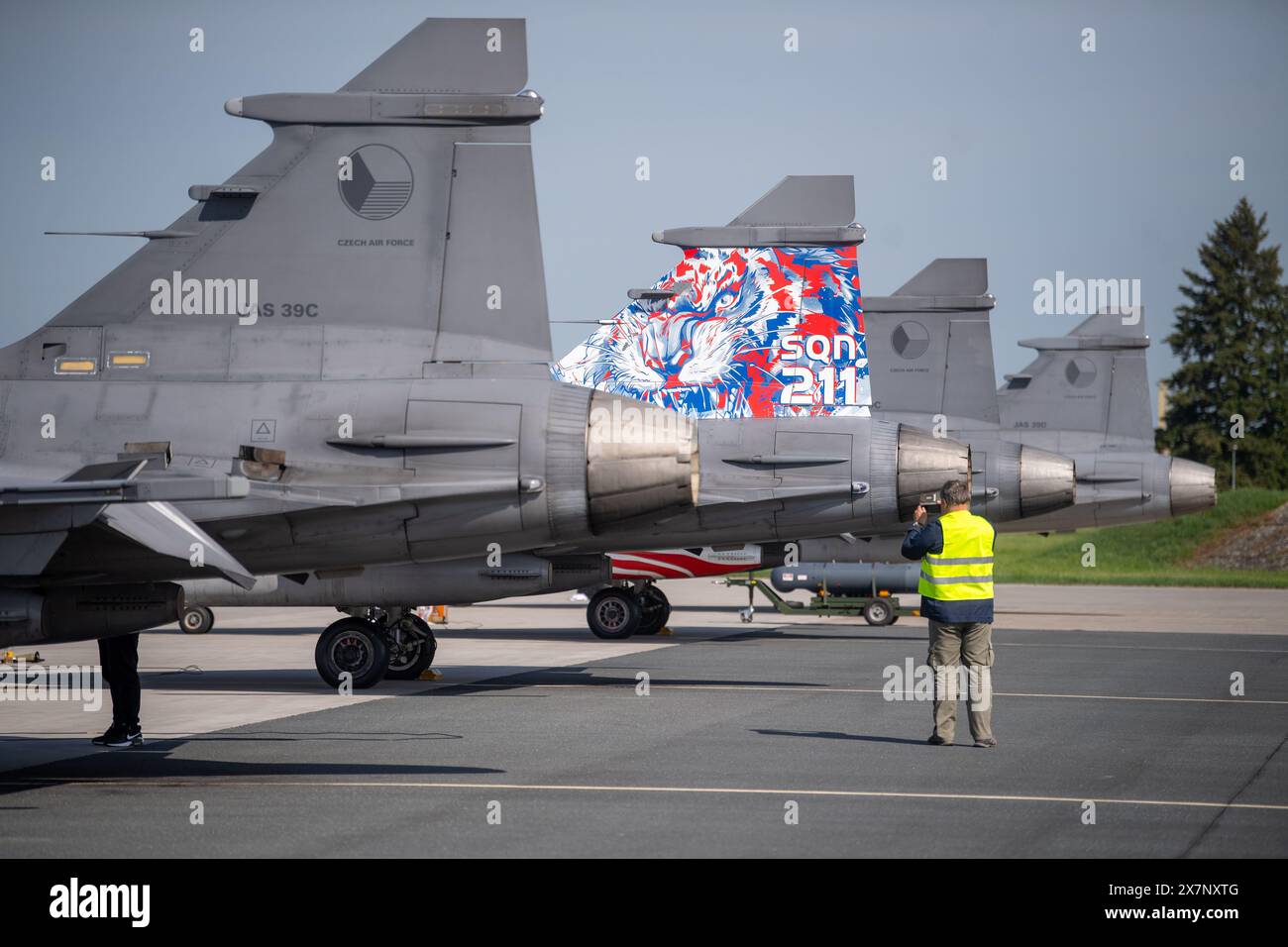 The Media Day on Lion Effort 2024 military exercise Saab JAS-39 Gripen ...
