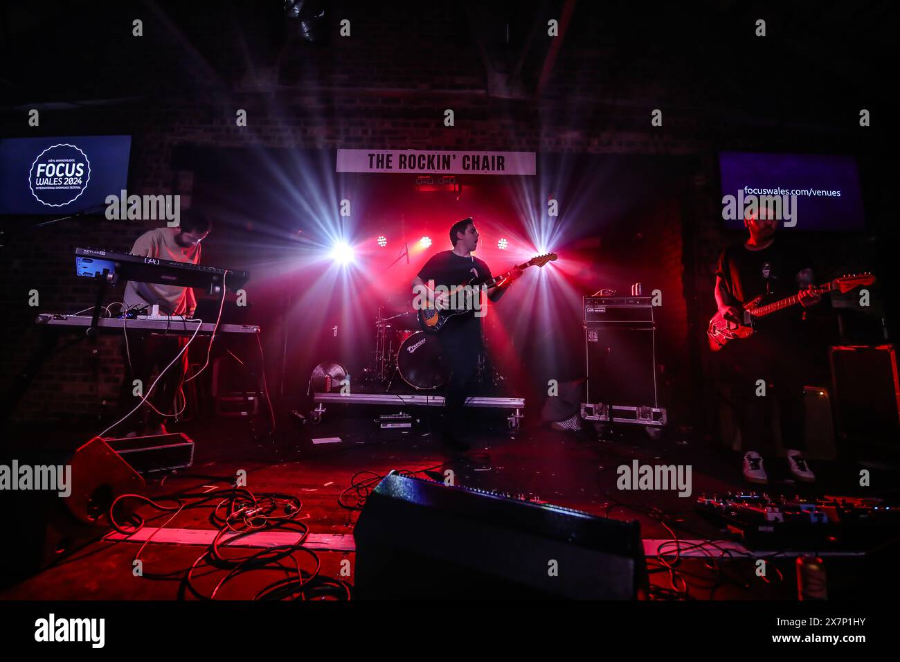 Gallops performing at The Rockin' Chair as part of Focus Wales 2024 in ...