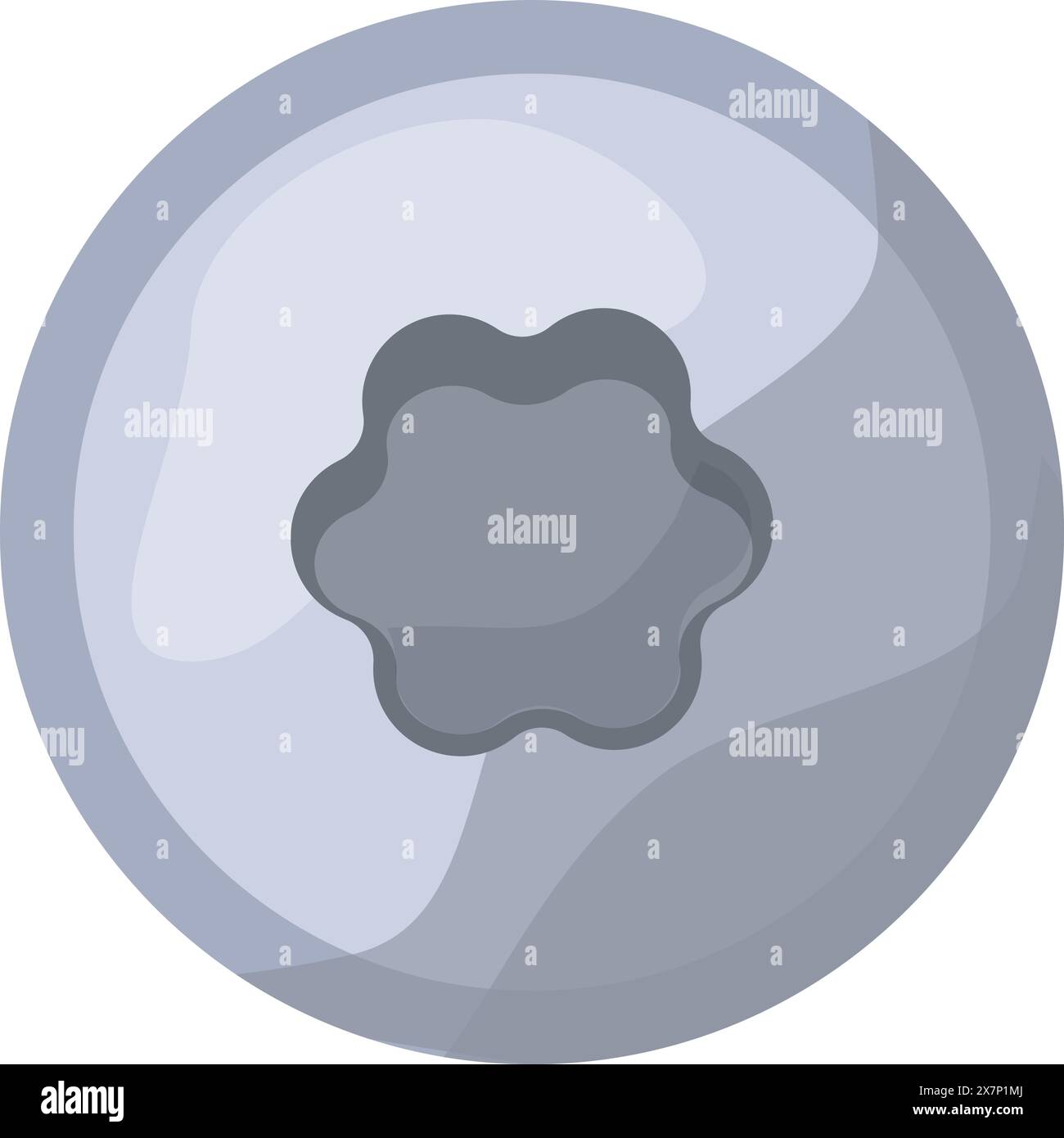 Simple gray flower badge illustration Stock Vector Image & Art - Alamy